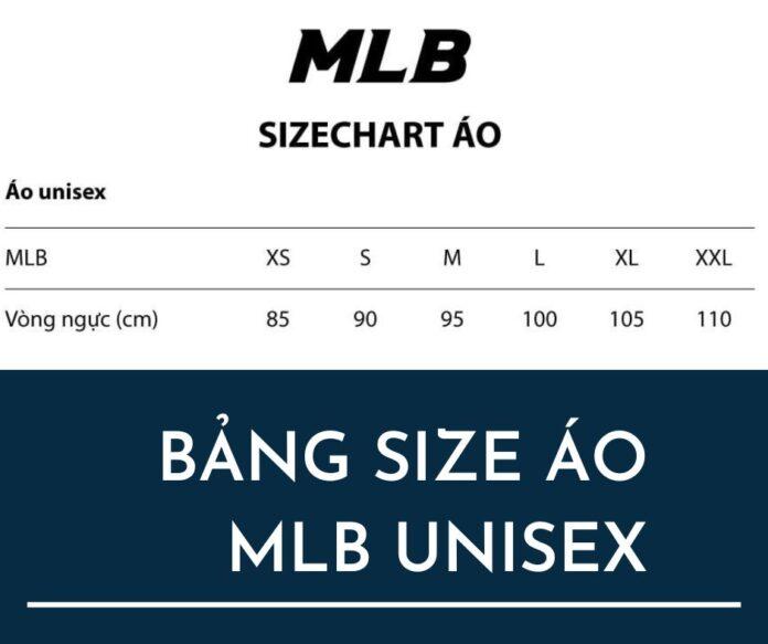 Bảng size áo MLB là gì? Cách chọn áo MLB chuẩn size