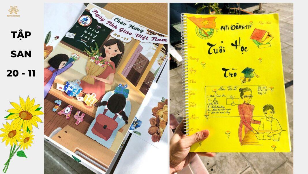 Vẽ tập san 20/11 - Gợi ý 55+ mẫu vẽ ý nghĩa không nên bỏ qua