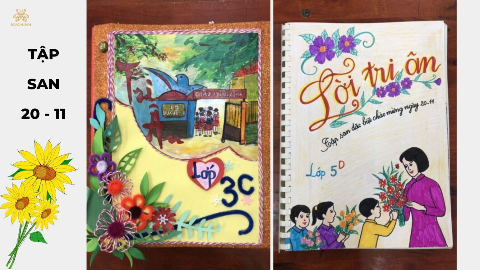 Vẽ tập san 20/11 - Gợi ý 55+ mẫu vẽ ý nghĩa không nên bỏ qua