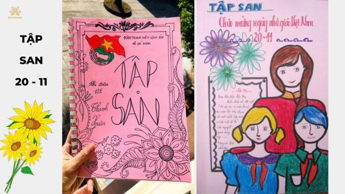 Vẽ tập san 20/11 - Gợi ý 55+ mẫu vẽ ý nghĩa không nên bỏ qua